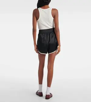 Polo Ralph Lauren Rally Cotton-blend Satin Shorts