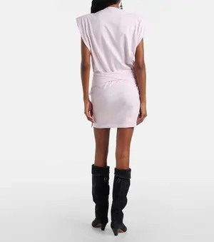 Isabel Marant Étoile Marielle Cotton Jersey Minidress - Pink