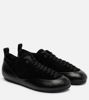 Proenza Schouler Arcadia Suede And Leather Sneakers - Black