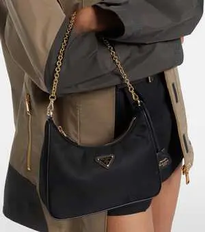 Prada Re-edition 2005 Re-nylon Shoulder Bag - Black