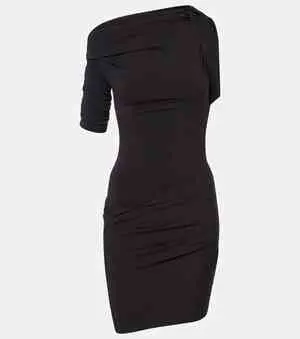 Jacquemus Draped Jersey Minidress - Blue