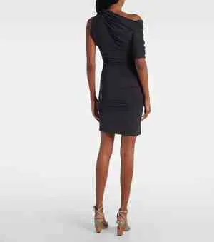Jacquemus Draped Jersey Minidress - Blue