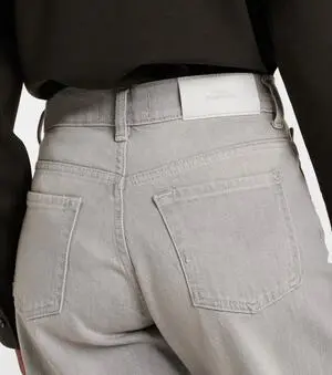 7 For All Mankind Tess Mid-rise Straight Jeans