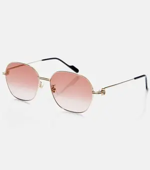 Cartier Premiere De Oval Sunglasses - Gold