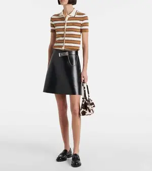 Prada Striped Cotton Top
