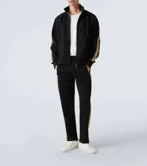 Burberry Check Cotton-blend Jersey Track Jacket