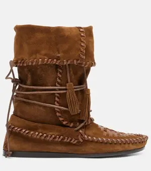 Isabel Marant Étoile Winki Suede Ankle Boots - Brown
