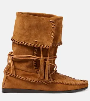 Isabel Marant Étoile Winki Suede Ankle Boots - Brown
