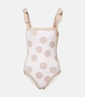 Simkhai Piper Polka-dot Swimsuit