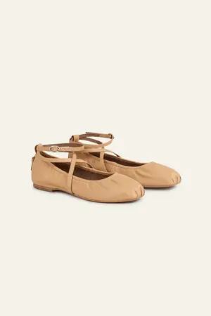 Ba&sh Calda Ballet Flat - Yellow