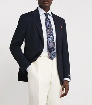 Harrods Paisley Print Standard Neck Tie