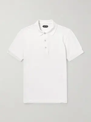 Tom Ford Logo Polos For Men