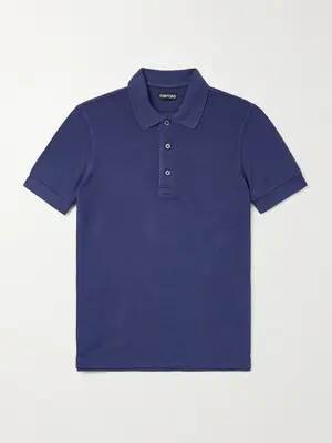 Tom Ford Slim Fit Polos For Men