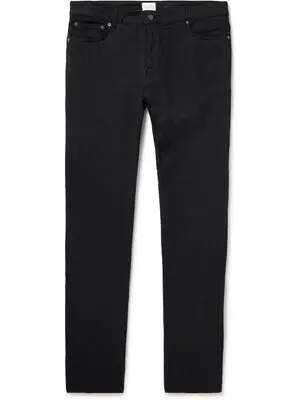SUNSPEL Slim-Fit Cotton-Blend Twill Trousers 28w 32l
