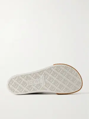 Loewe Paula's Ibiza Bloc Denim High-top Sneakers - Blue