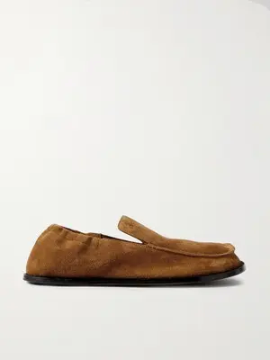 Loewe Flex Suede Loafers - Brown