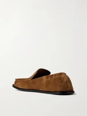 Loewe Flex Suede Loafers - Brown