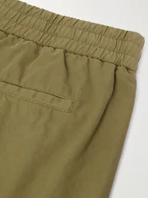 A.p.c. Pieter Straight-leg Pleated Cotton Trousers