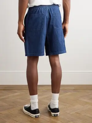 A.p.c. Norris Straight-leg Denim Shorts - Blue