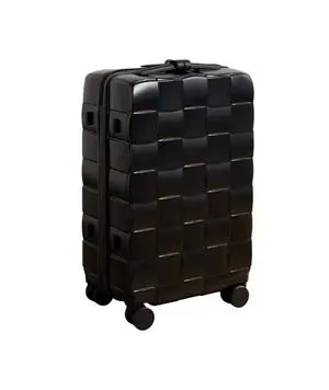 Bottega Veneta Odyssey 55cm Intrecciato Polycarbonate Suitcase - Black