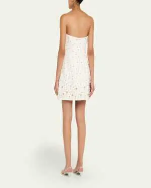 Simkhai Yasmin Embellished Mini Dress - Ivory