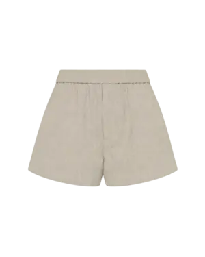 SIR. Leone Gathered Shorts - Natural