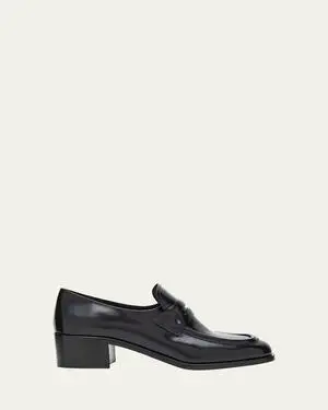 Church's Prudence Leather Penny Loafers - Black