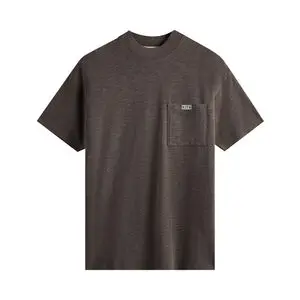 Kith Mock Neck Pocket Tee - Brown