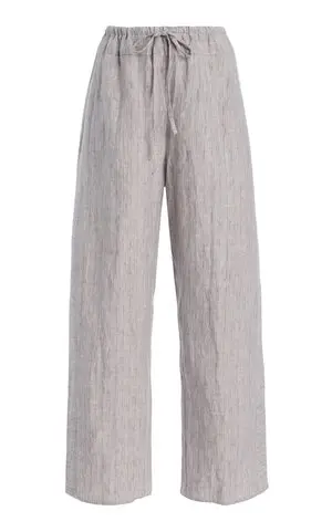 DEIJI STUDIOS Double-waist Wide-leg Pants