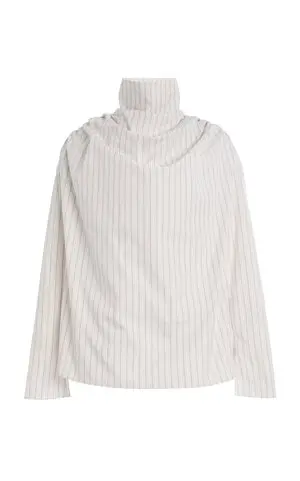 KALLMEYER Penelope Draped Cotton Top