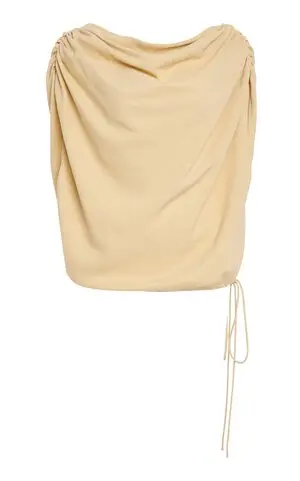 KALLMEYER Naia Draped Top - Ivory