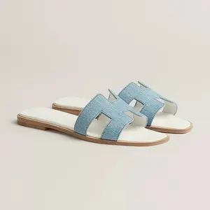 HERMÈS - Hermès - Oran Sandal - Blue
