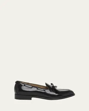 Valentino Garavani Bowshire Leather Loafers