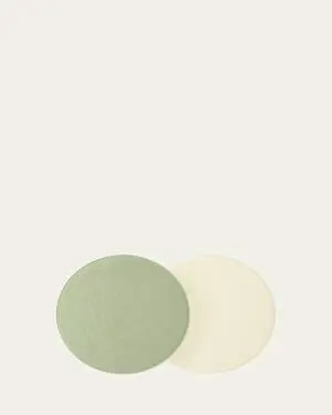 VON GERN HOME Reversible Round Patent Leather Placemat - Multi