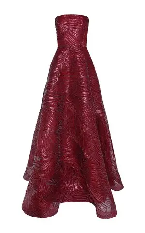 Naeem Khan Off The Shoulder Evening Dresses