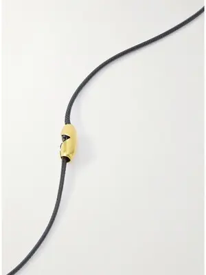 YSSO Pisces Recycled-plated Cord Necklace