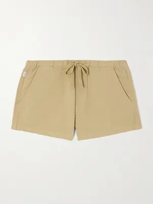 Citizens Of Humanity Este Cotton And Linen-blend Shorts - Neutrals
