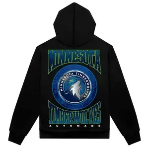 AUTHMADE Minnesota Timberwolves Vintage Metal Premium Heavyweight Pullover Hoodie