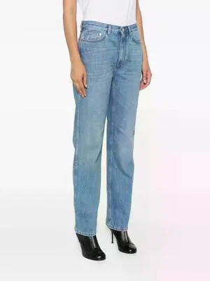 Givenchy Logo-patch Straight Leg Jeans