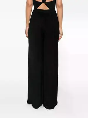 JOSEPH Pleated Wide-leg Trousers
