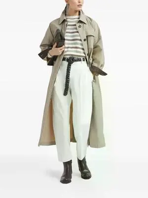 Brunello Cucinelli Belted Trench Coat