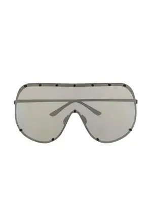 Rick Owens Shield Studded Sunglasses - Black