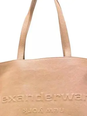 Alexander Wang Logo-embossed Leather Tote Bag