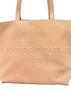 Alexander Wang Logo-embossed Leather Tote Bag