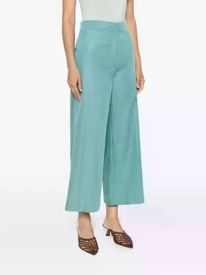 JOSEPH Pleated Wide Leg Trousers