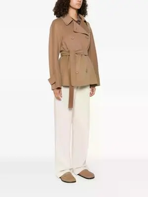Max Mara Belted Double-breasted Coat
