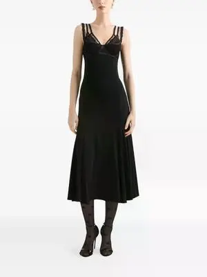 Dolce & Gabbana Dna Organza Godet Dress