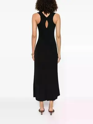 JOSEPH Ribbed Sleeveless Midi Dress