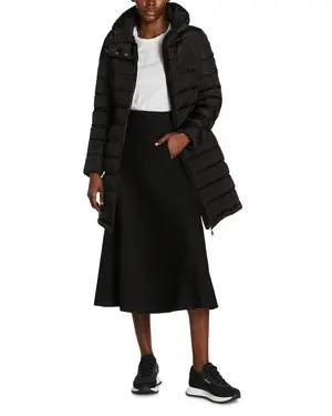 Moncler Flammette Coat - Black