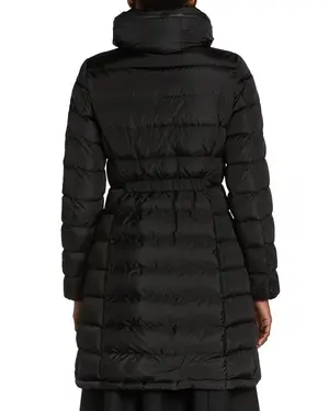 Moncler Flammette Coat - Black